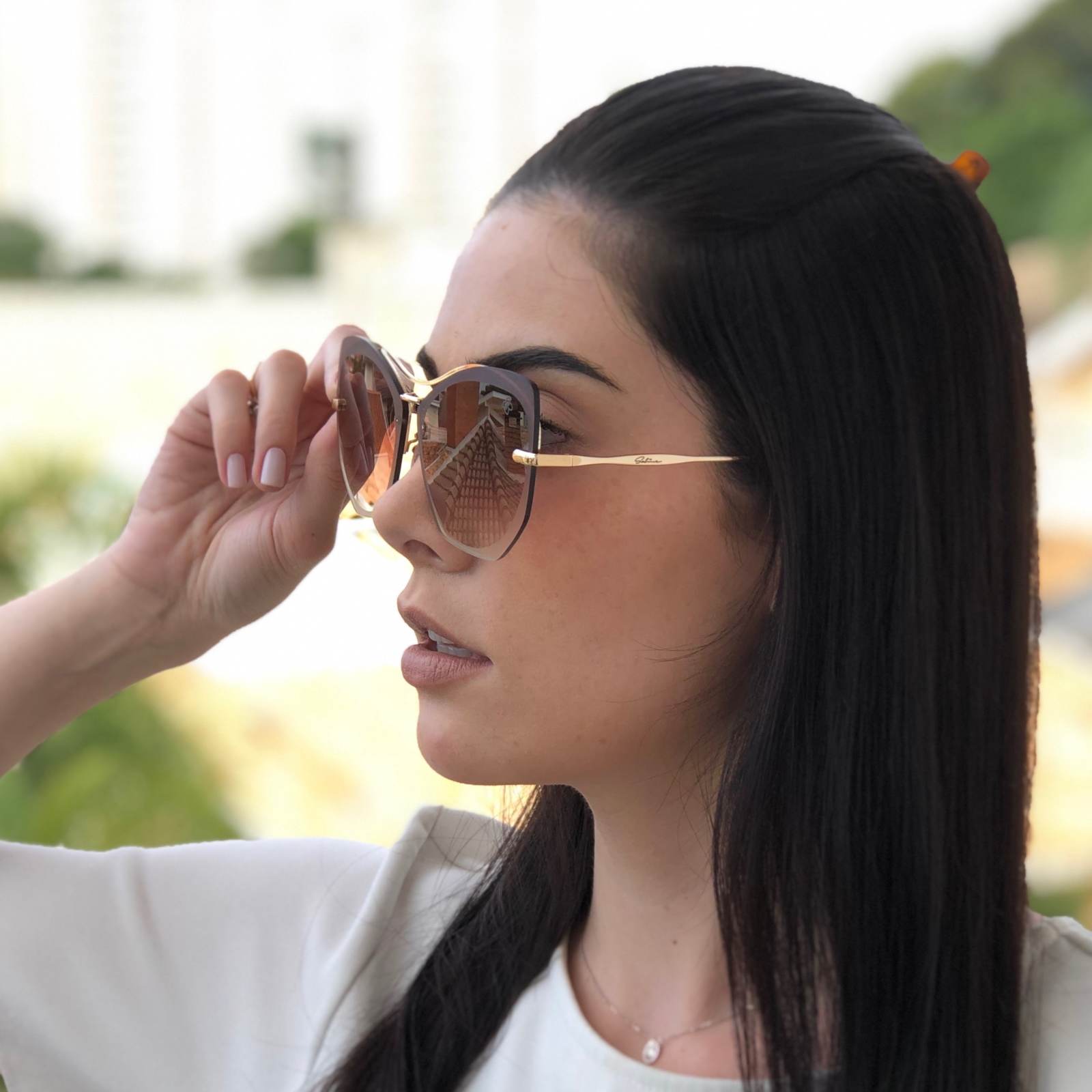 Óculos de Sol Corina Marrom - Safine