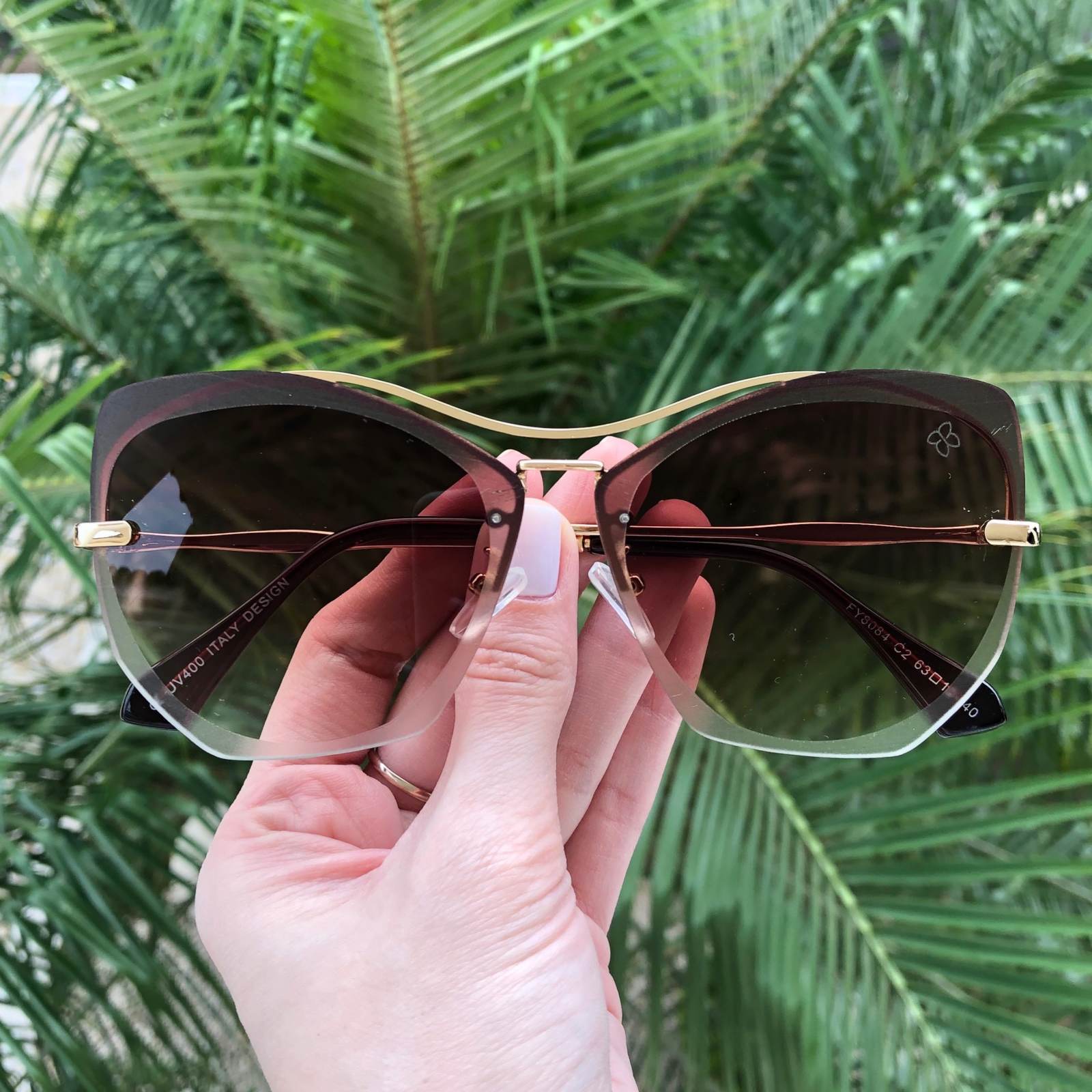 Óculos de Sol Corina Marrom - Safine